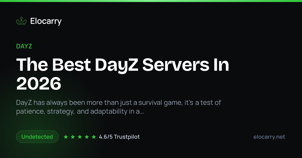 The Best DayZ Servers In 2026 · Elocarry